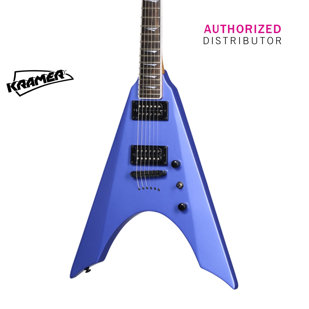 Kramer Nite-V Electric Guitar - Royal Blue Metallic