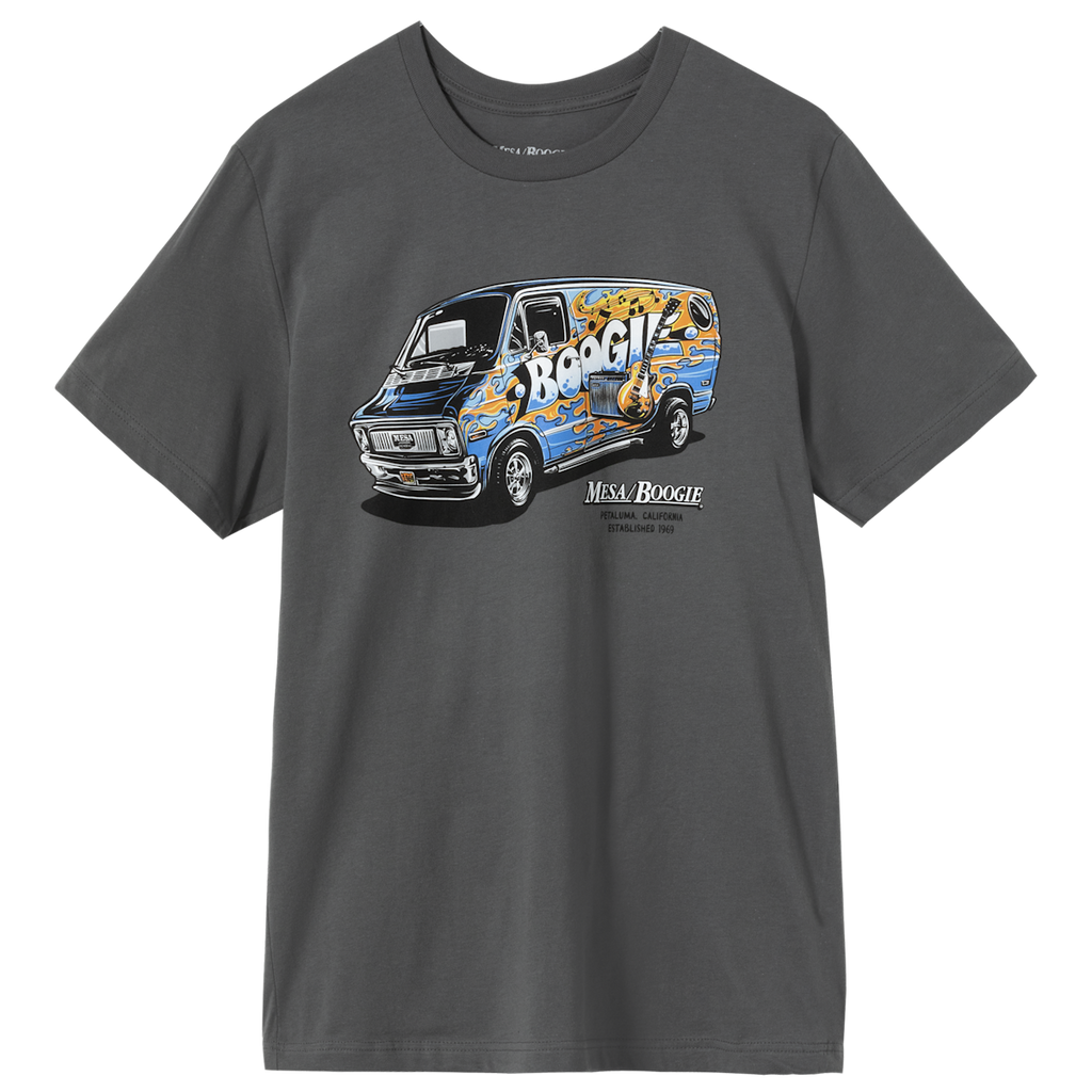 MESA/BOOGIE BOOGIE VAN TEE - CHARCOAL (MA-TEE-BVAN-GRY)